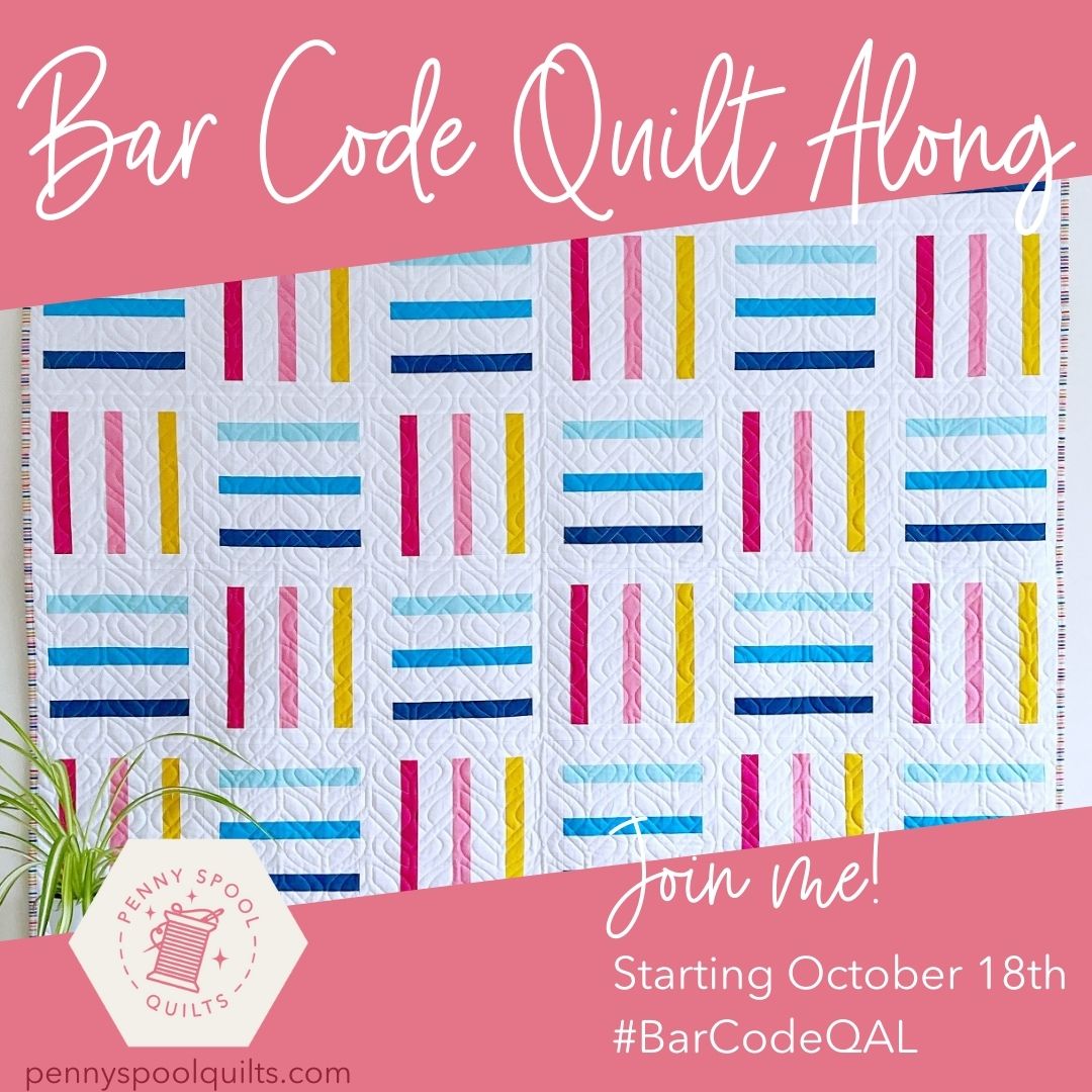 Bar Code Quilt Along – Penny Spool Quilts