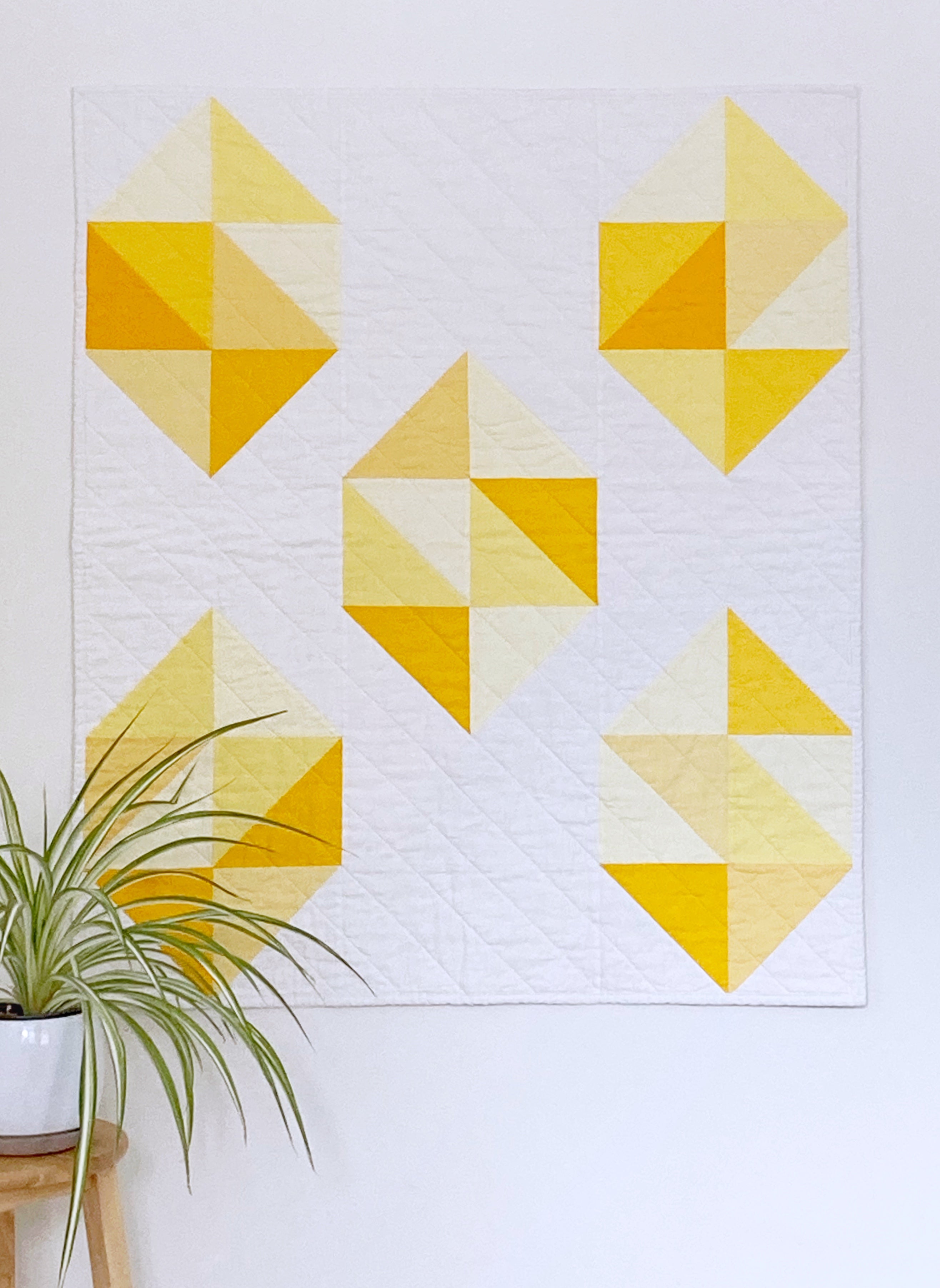Facets Quilt Pattern - PDF Instant Download – Penny Spool Quilts